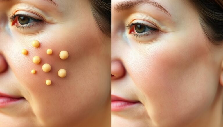 Sebaceous Hyperplasia Removal Before and After Results